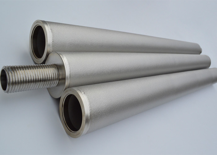 Fluid Filtration metal Sintered filter Pipe , Porous tube Cylinder with ...