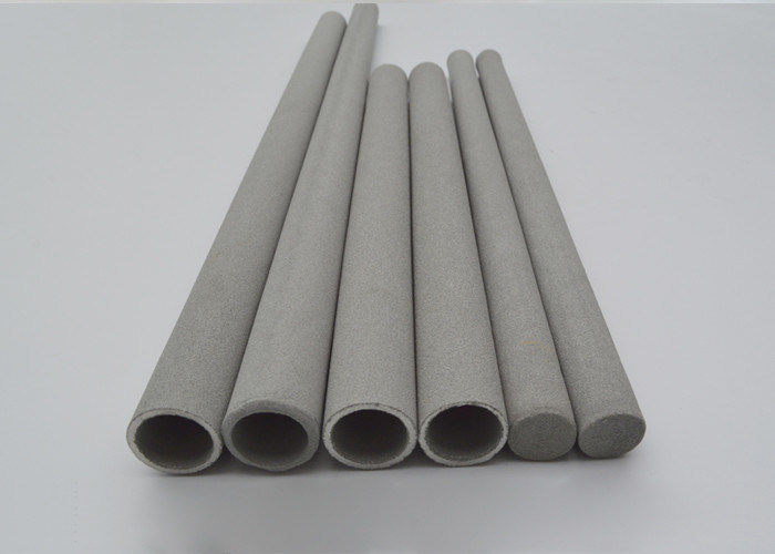 316 Grade Sintered Pipe , Sintered Filter Element 600℃ Operating ...
