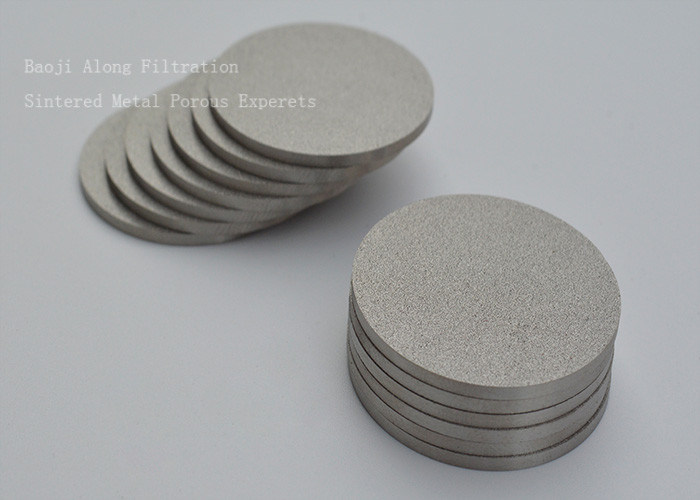 20 Micron Sintered Metal Porous 316L Stainless Steel Filter Plates Discs