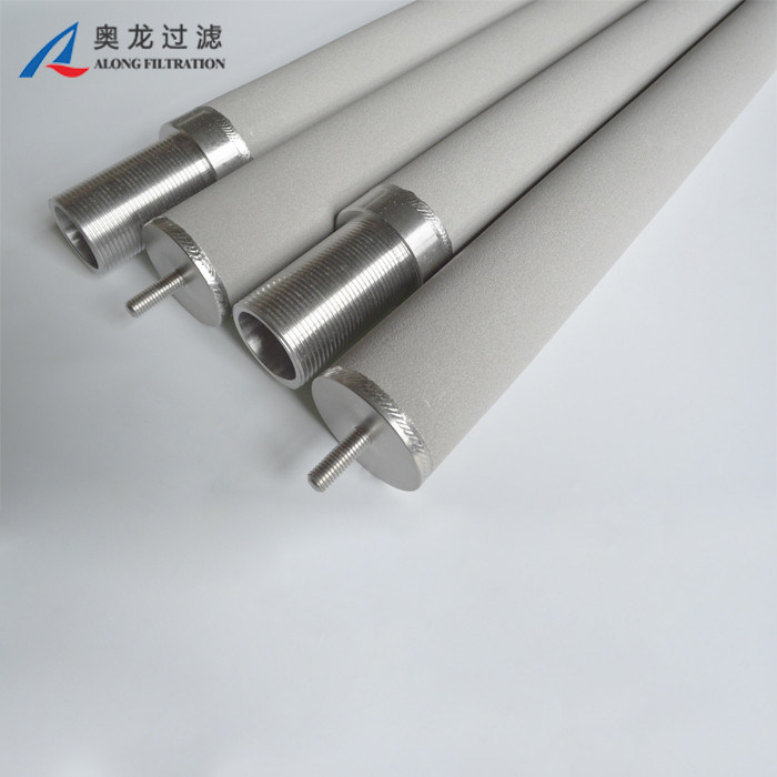 2.5mm Wall Thick Titanium Powder Sintered Filter Cartridge